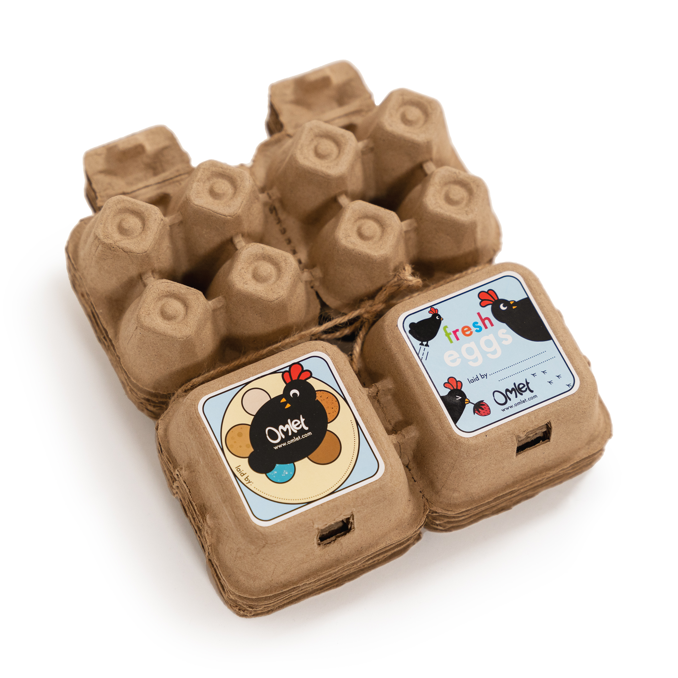 Omlet æggebakker - 4 æg (10 bakker) | Omlet